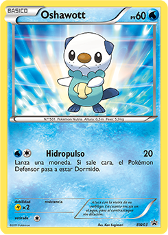 #0501 Oshawott - Juego de Cartas de Pokémon - Pokéxperto