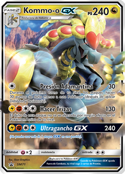 #0784 Kommo-o - Juego de Cartas de Pokémon - Pokéxperto