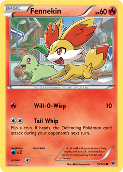 #0653 Fennekin - Juego de Cartas de Pokémon - Pokéxperto