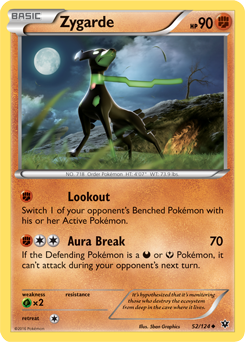 Zygarde - Carta 52/124 (Destinos Enfrentados) - CartaDex Pokémon - Pokéxperto