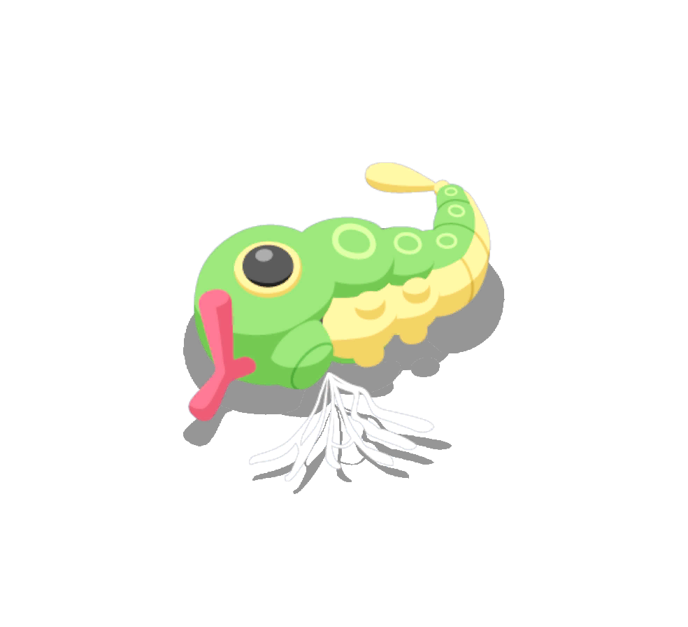 Caterpie en DormiDex - Pokémon Sleep - Pokéxperto
